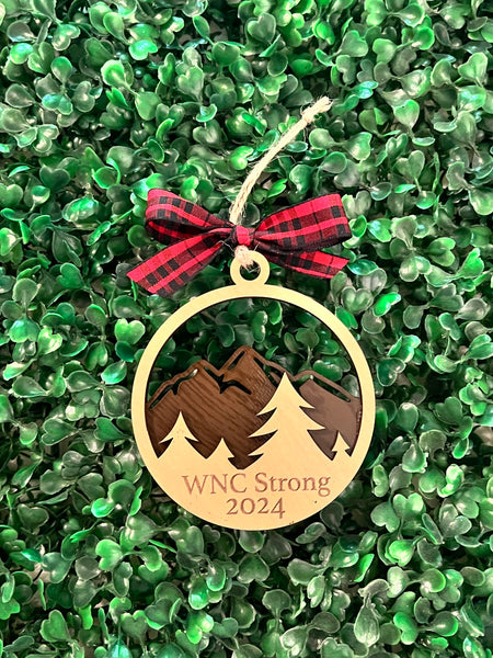 WNC Strong Christmas Ornament – Three Busy Bees Creations